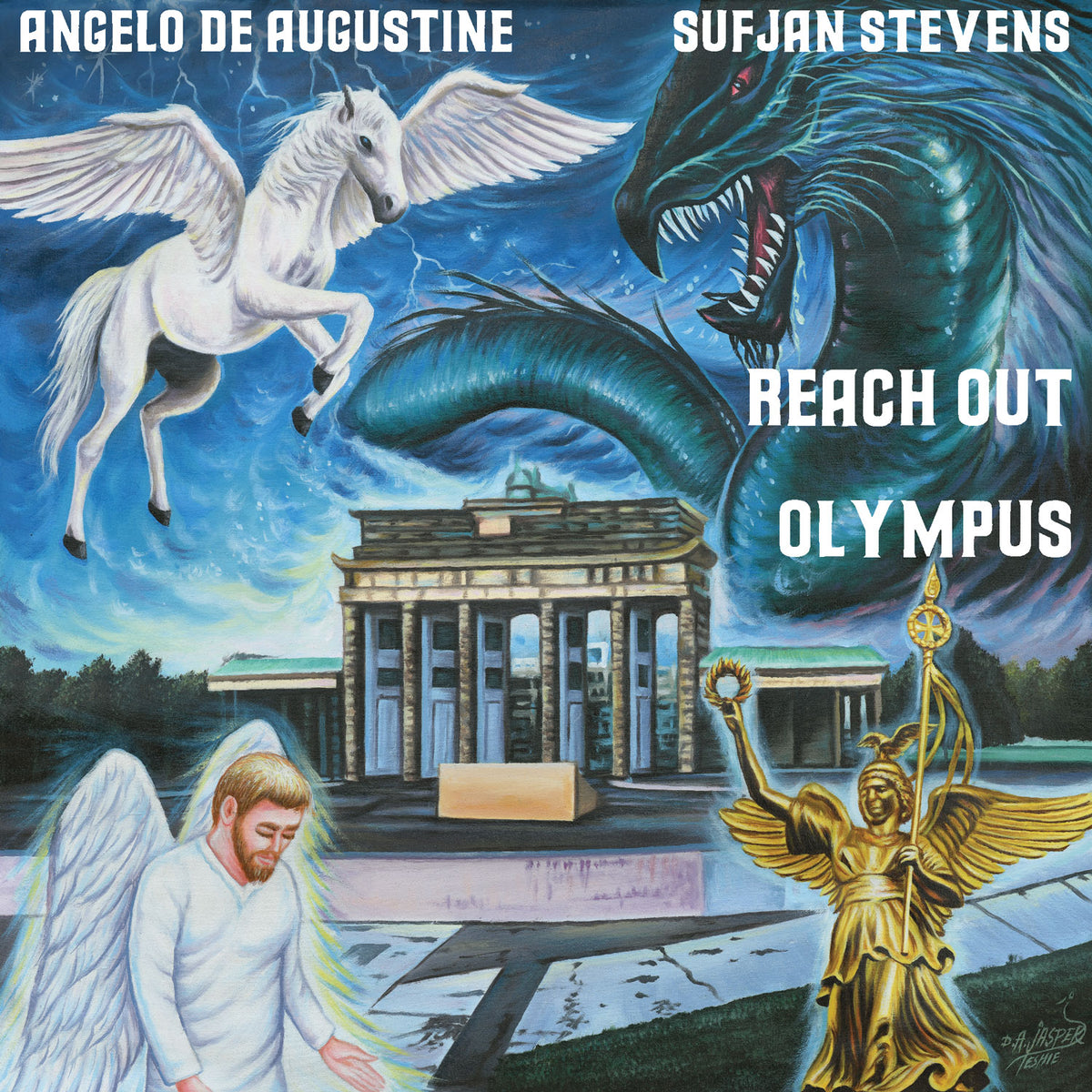 Sufjan Stevens & Angelo De Augustine - Reach Out / Olympus 7-inch ...