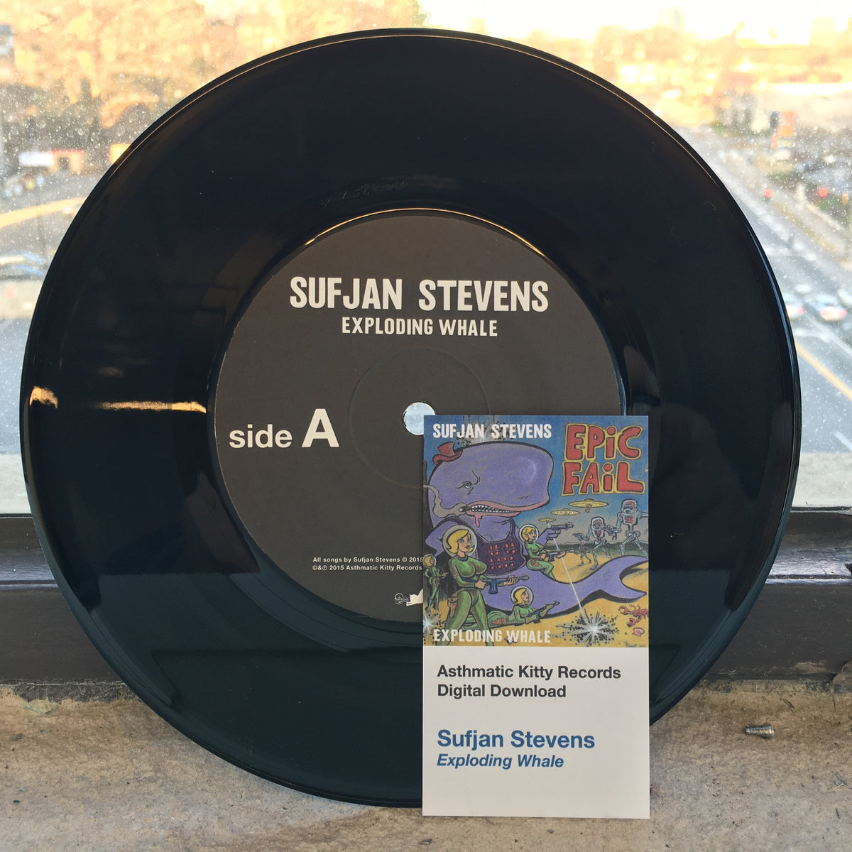 Sufjan Stevens - Exploding Whale 7 inch – Asthmatic Kitty Records